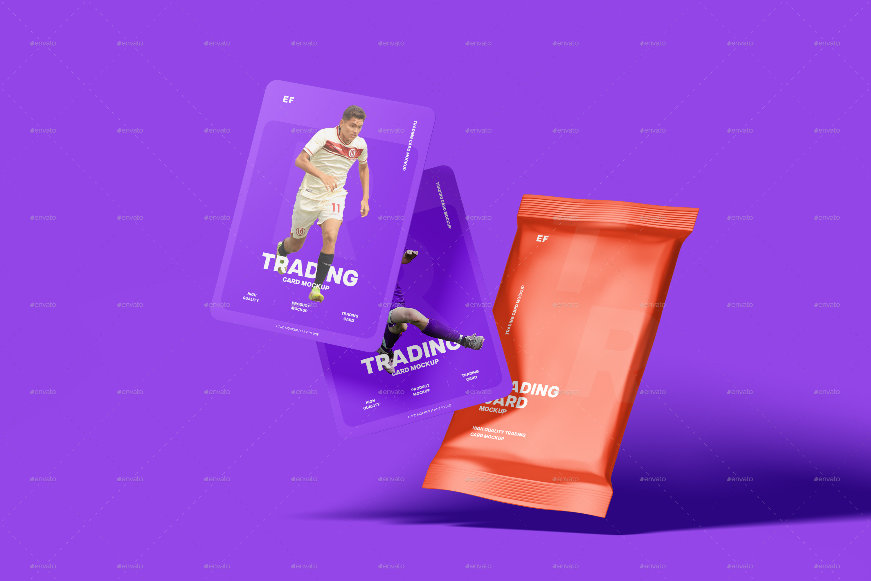 Trading Cards Mockup Set, Graphics | GraphicRiver