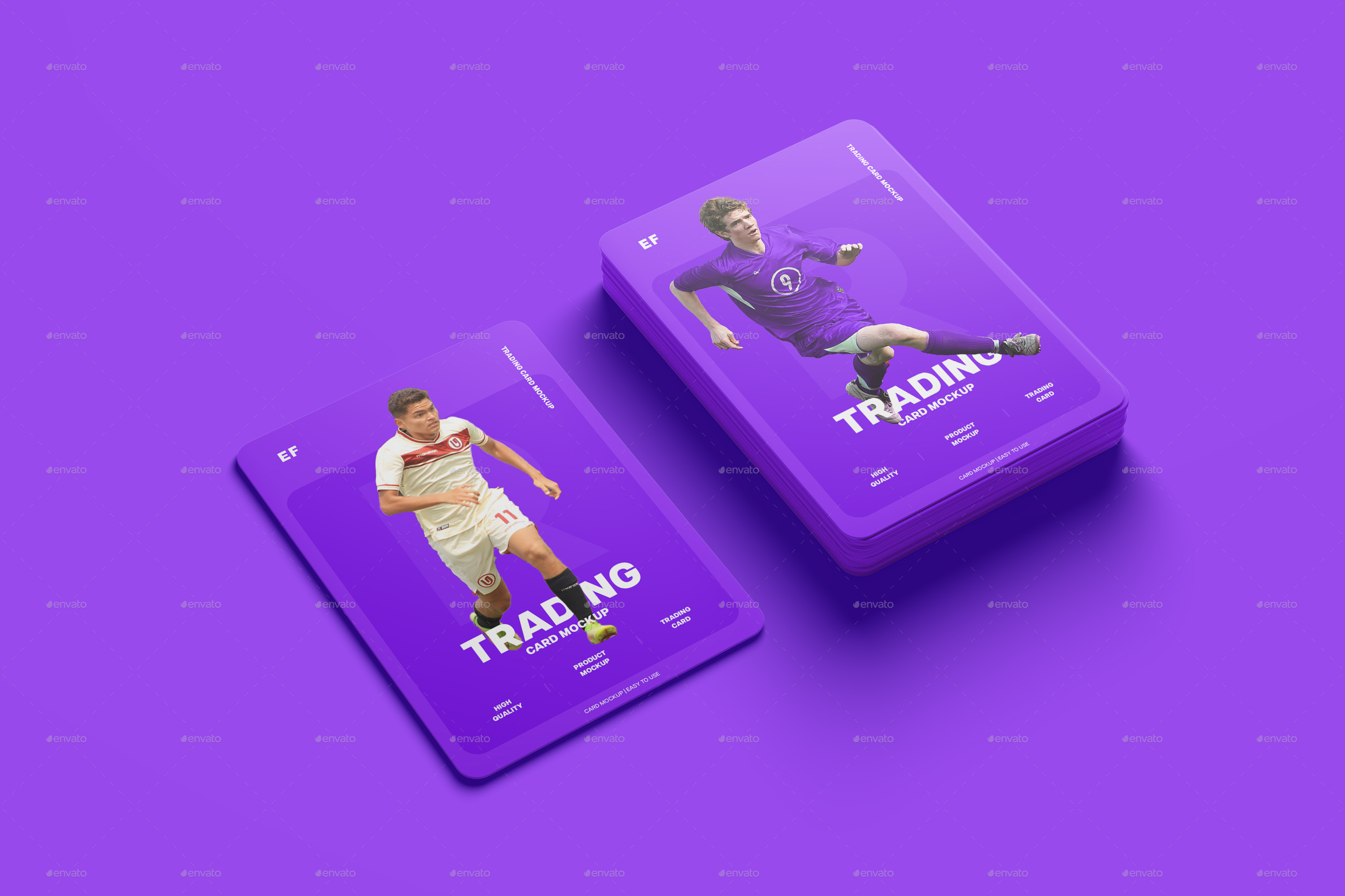 Trading Cards Mockup Set, Graphics | GraphicRiver