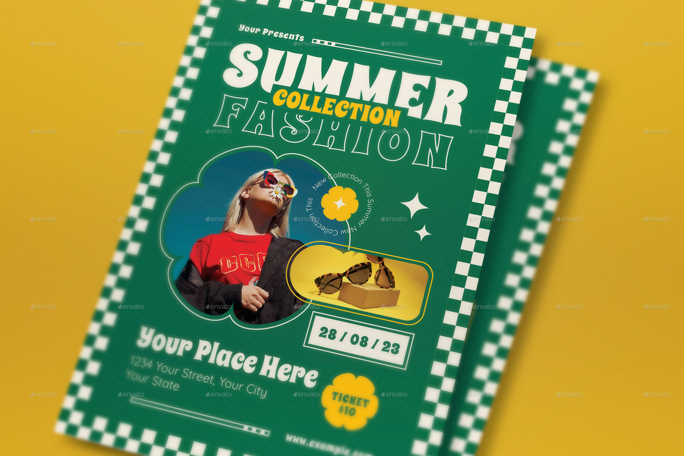 Summer Fashion Collection Flyer Set, Print Templates | GraphicRiver