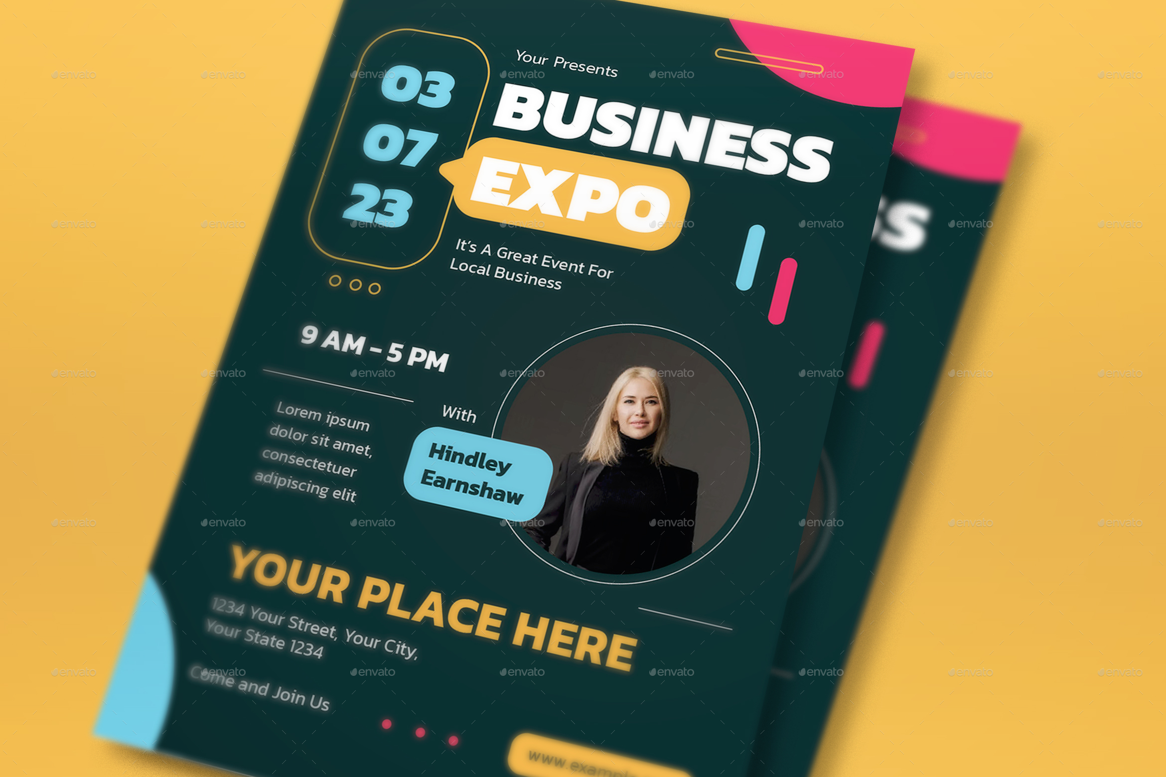 Business Expo Flyer Set, Print Templates | GraphicRiver