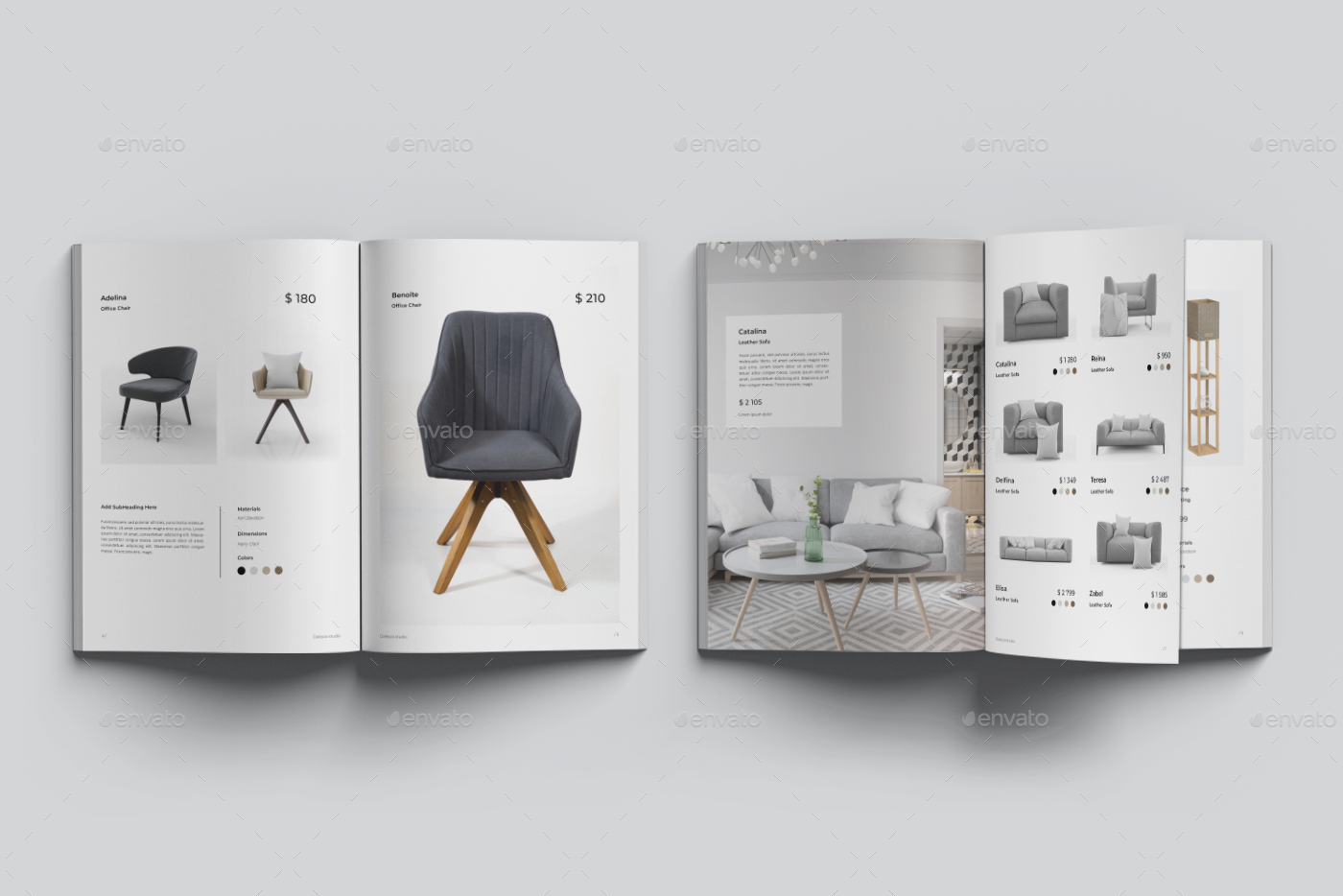 Furniture Catalog, Print Templates | GraphicRiver