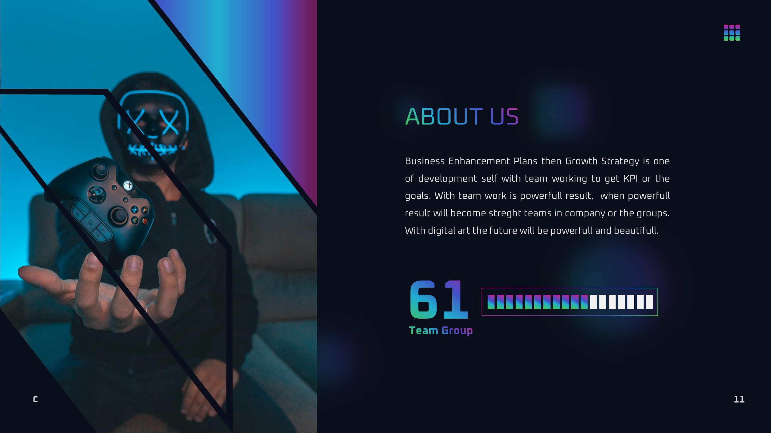GARENG Metaverse - Esport Gaming & Digital Assets PowerPoint Template ...