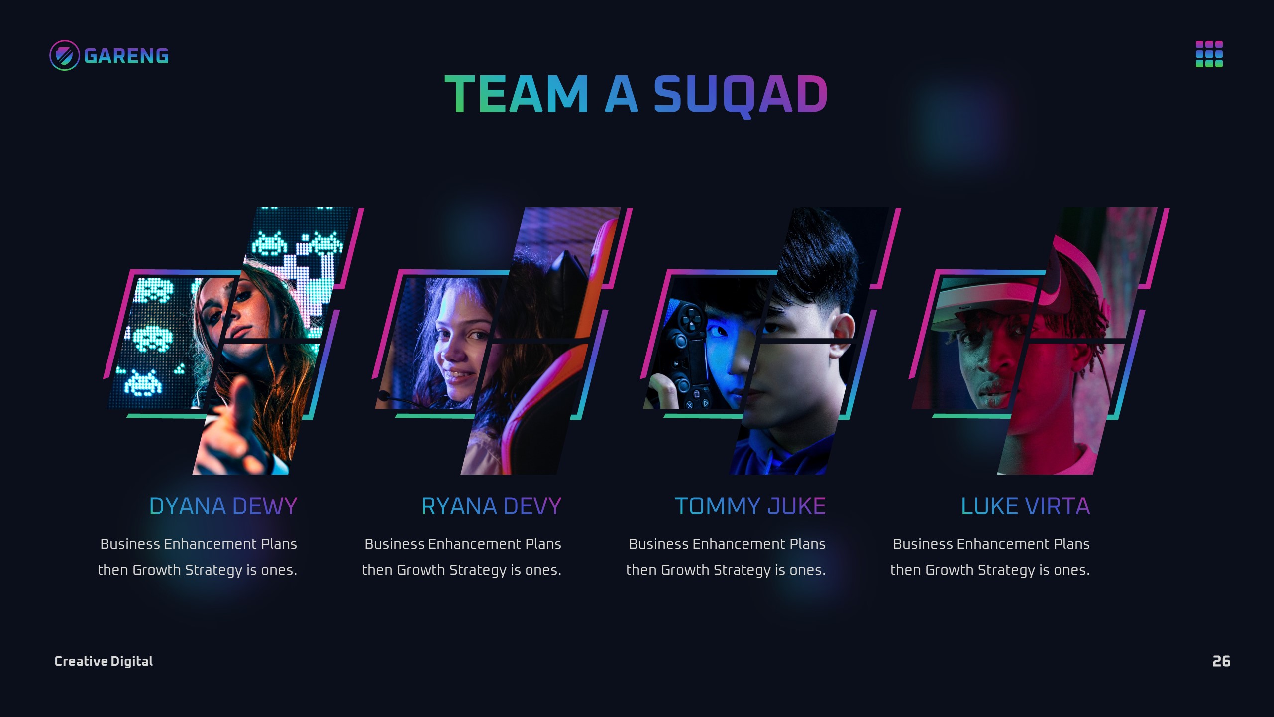 GARENG Metaverse - Esport Gaming & Digital Assets PowerPoint Template ...