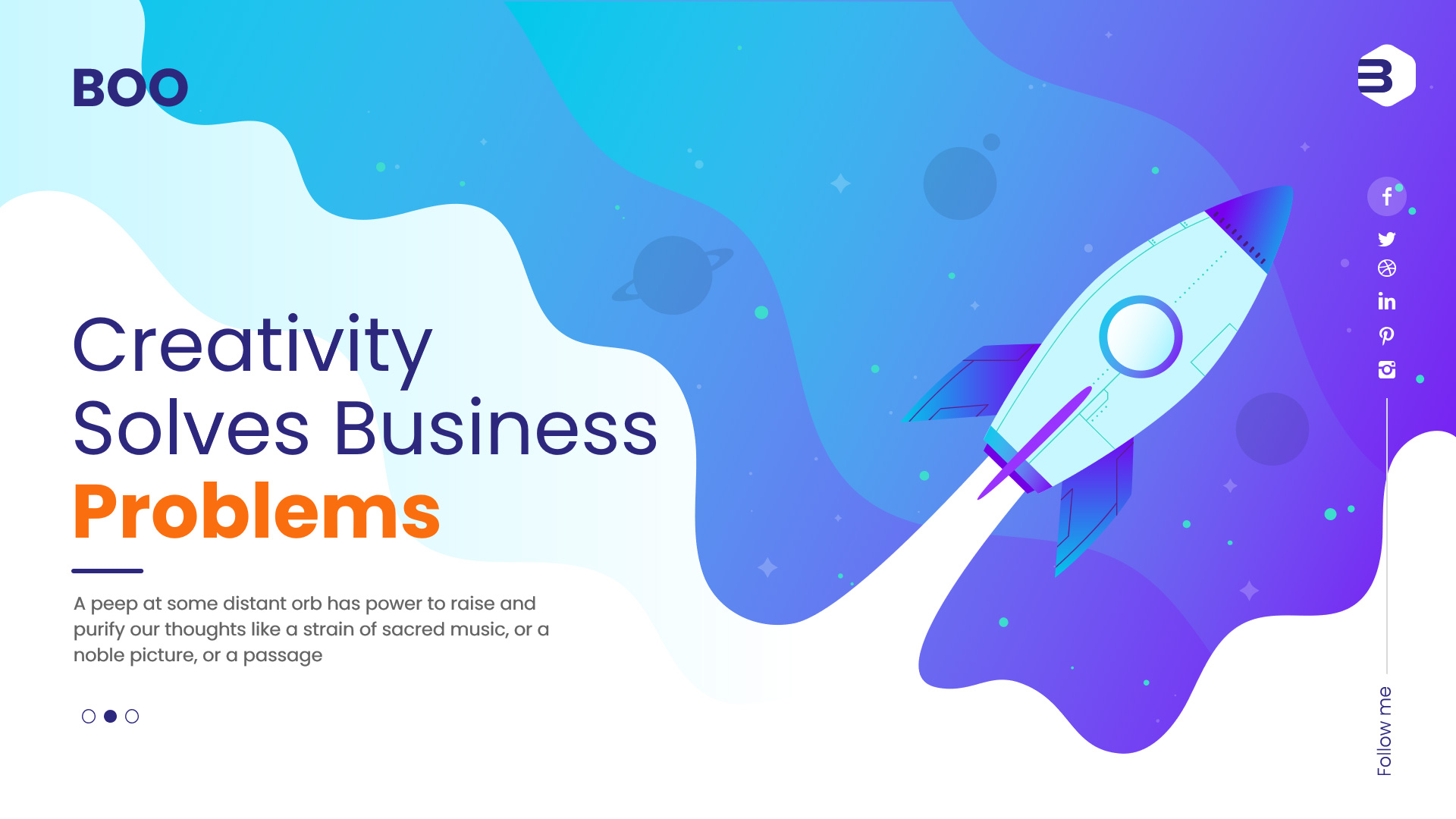 BOO - Pitch Deck PowerPoint Presentation Template, Presentation Templates