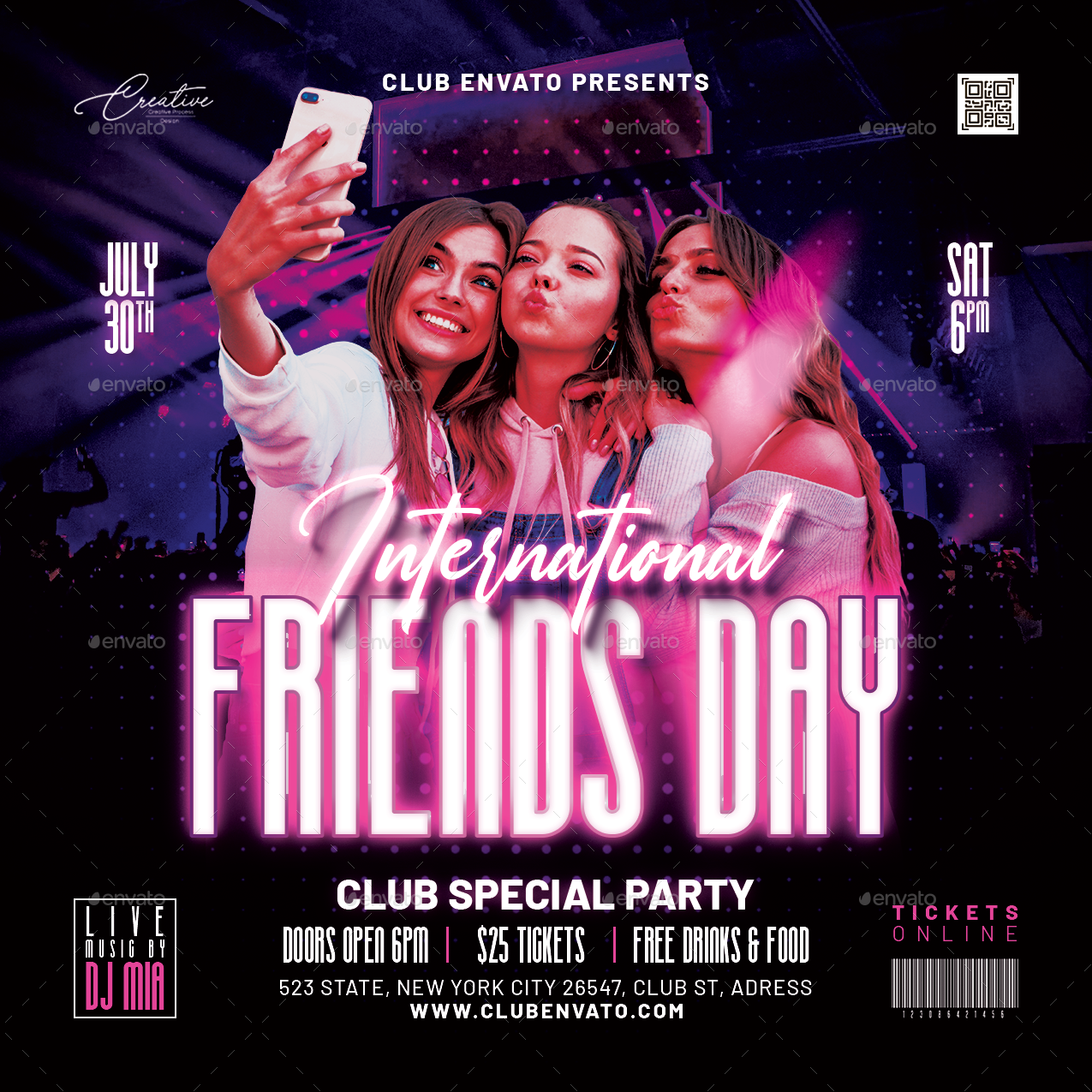 International Friendship Day Flyer, Print Templates | GraphicRiver
