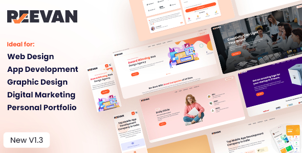 Reevan - Web & Marketing Agency HTML5 Template by rajesh-doot | ThemeForest