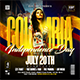 Colombian Independence Day Flyer, Print Templates | GraphicRiver