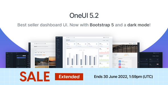 OneUI - Bootstrap 5 Admin Dashboard Template, Vue Edition & Laravel 9 Starter Kit by pixelcave