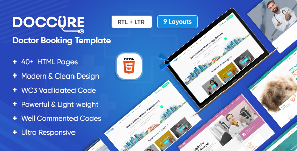 Doccure - Doctor Appointment Booking Management System Directory HTML ...