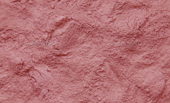 Mask clay powder spa texture for face and body. Selective focus. Stock ...