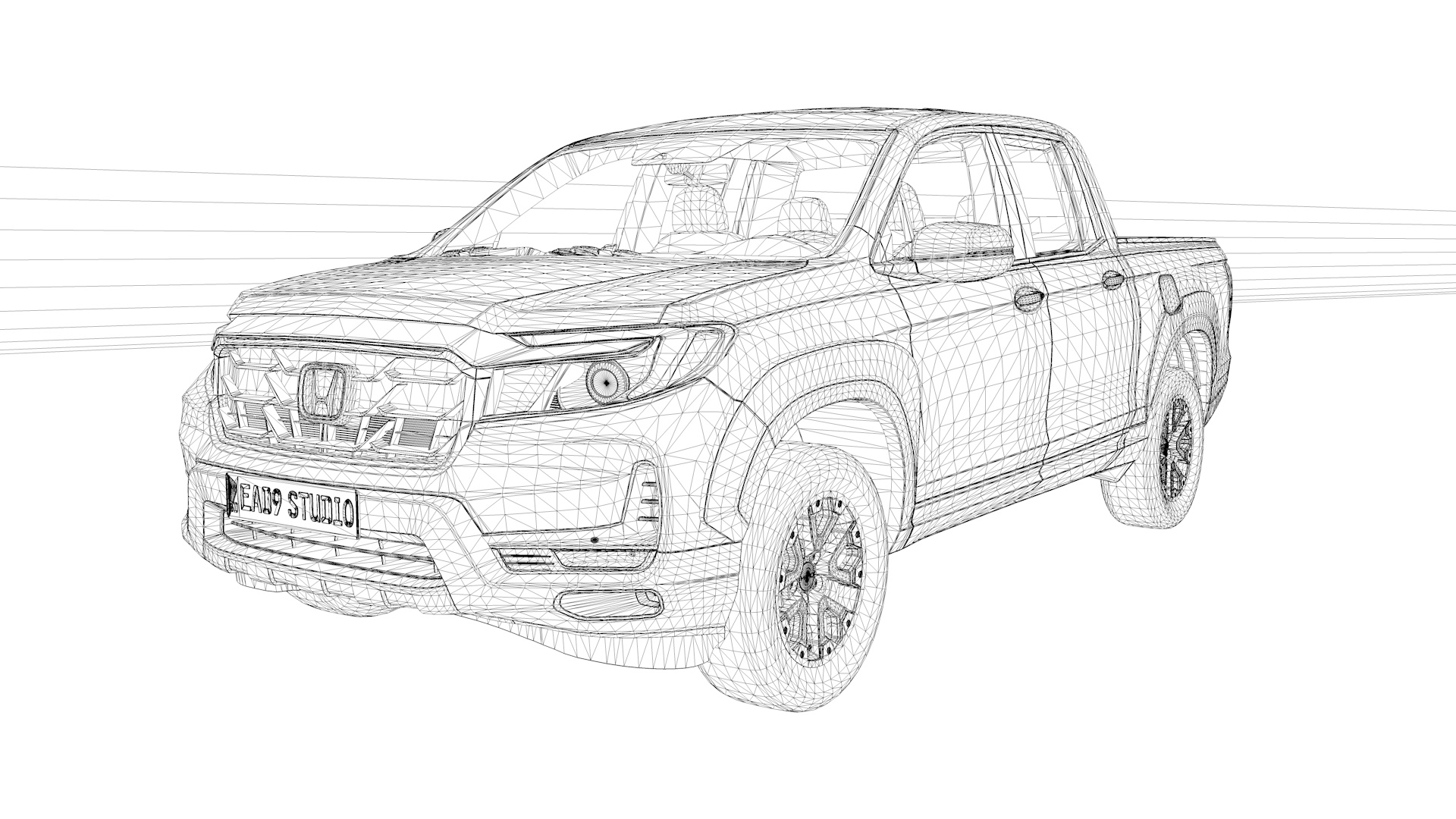 2022 Honda Ridgeline by EA09studio | 3DOcean