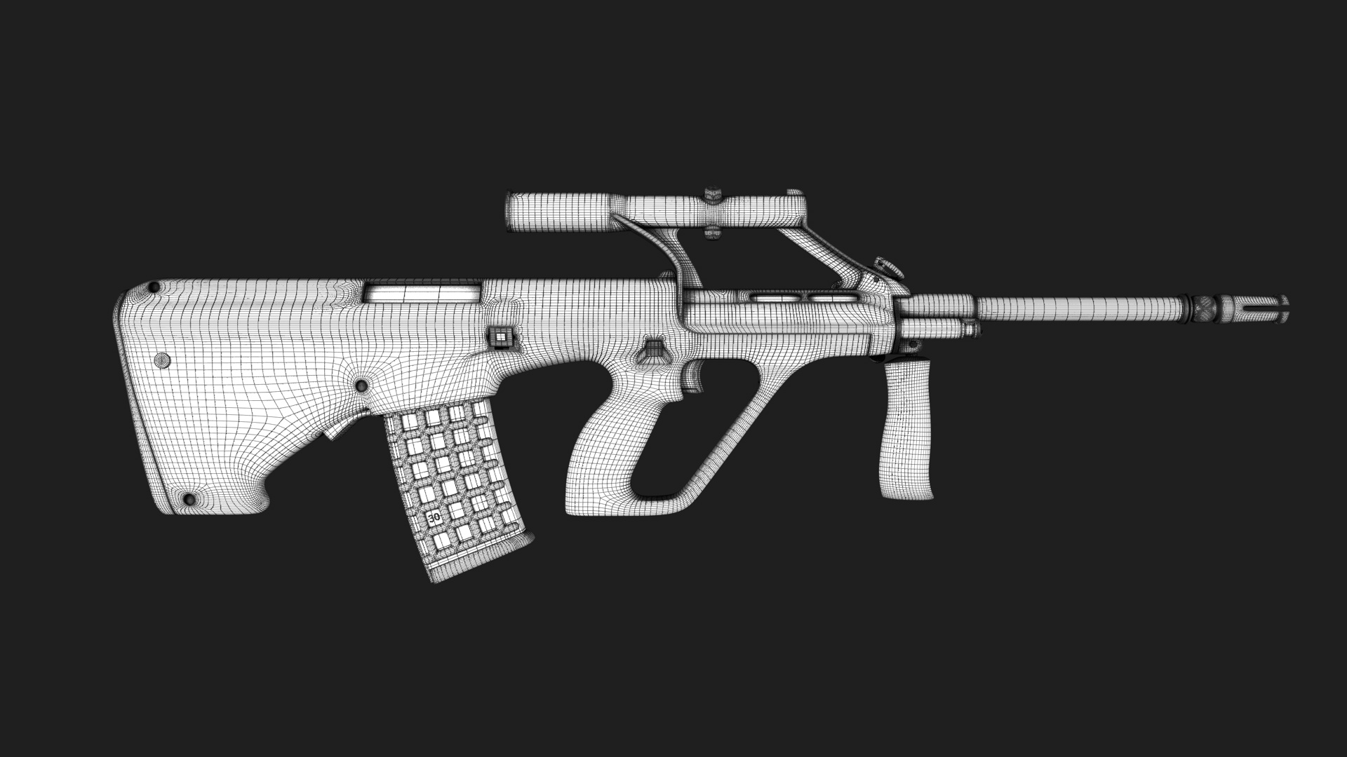 Guns Steyr AUG A1 by ap_89 | 3DOcean