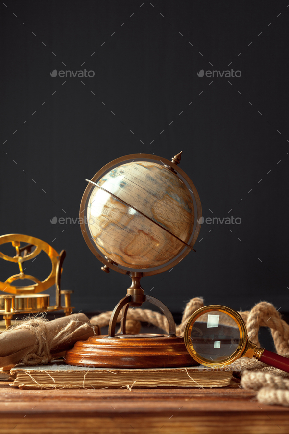 vintage marine still life. close up . Stock Photo by FabrikaPhoto ...