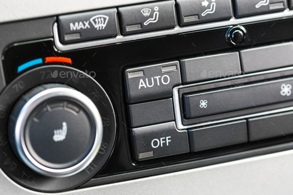 Climate control unit in the new car Stock Photo by FabrikaPhoto | PhotoDune