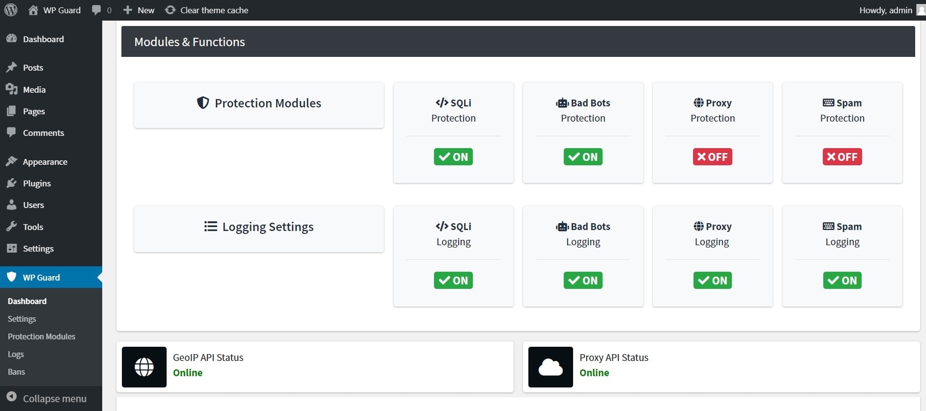 WP Guard - Security, Firewall & Anti-Spam plugin for WordPress by Antonov_WEB