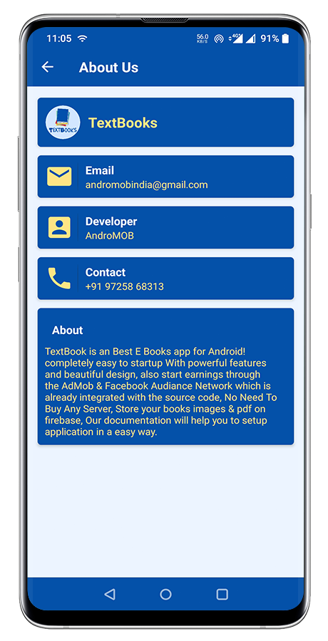 Android E Book App (Firebase Backend) by AndroMOB | CodeCanyon