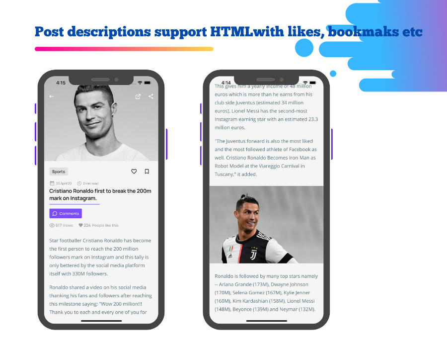 News Hour - Flutter News App for Android & iOS with Admin Panel by mrblab