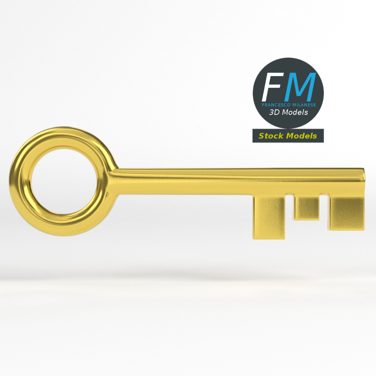 Stylized key 2 by FrancescoMilanese85 | 3DOcean