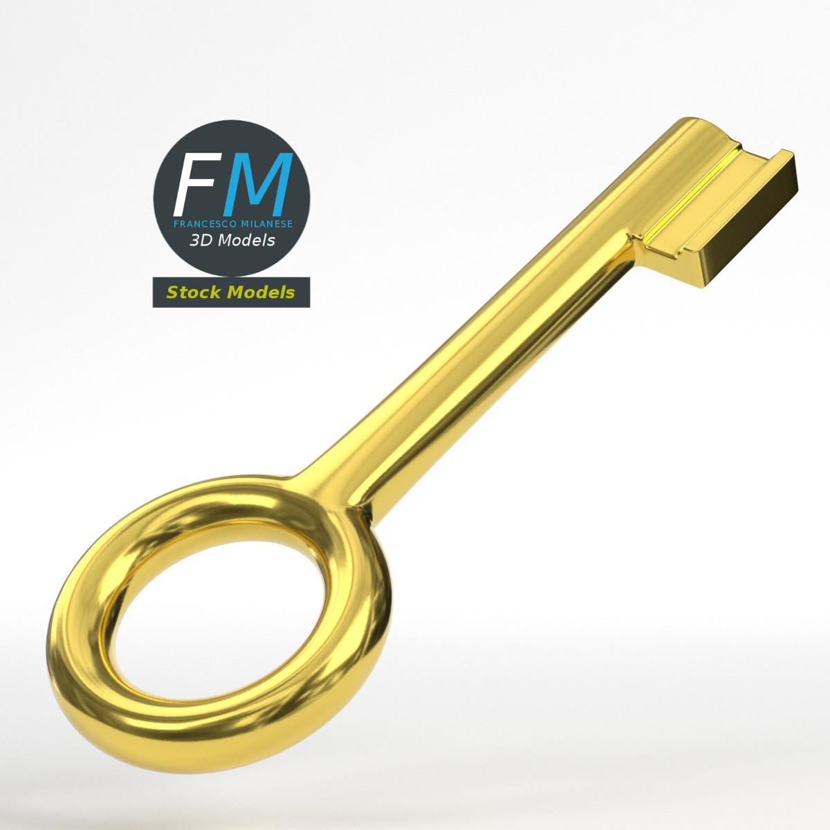 Stylized key 3 by FrancescoMilanese85 | 3DOcean