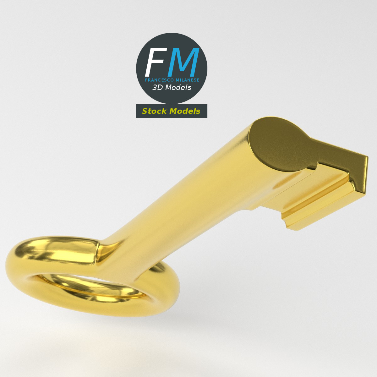 Stylized key 3 by FrancescoMilanese85 | 3DOcean