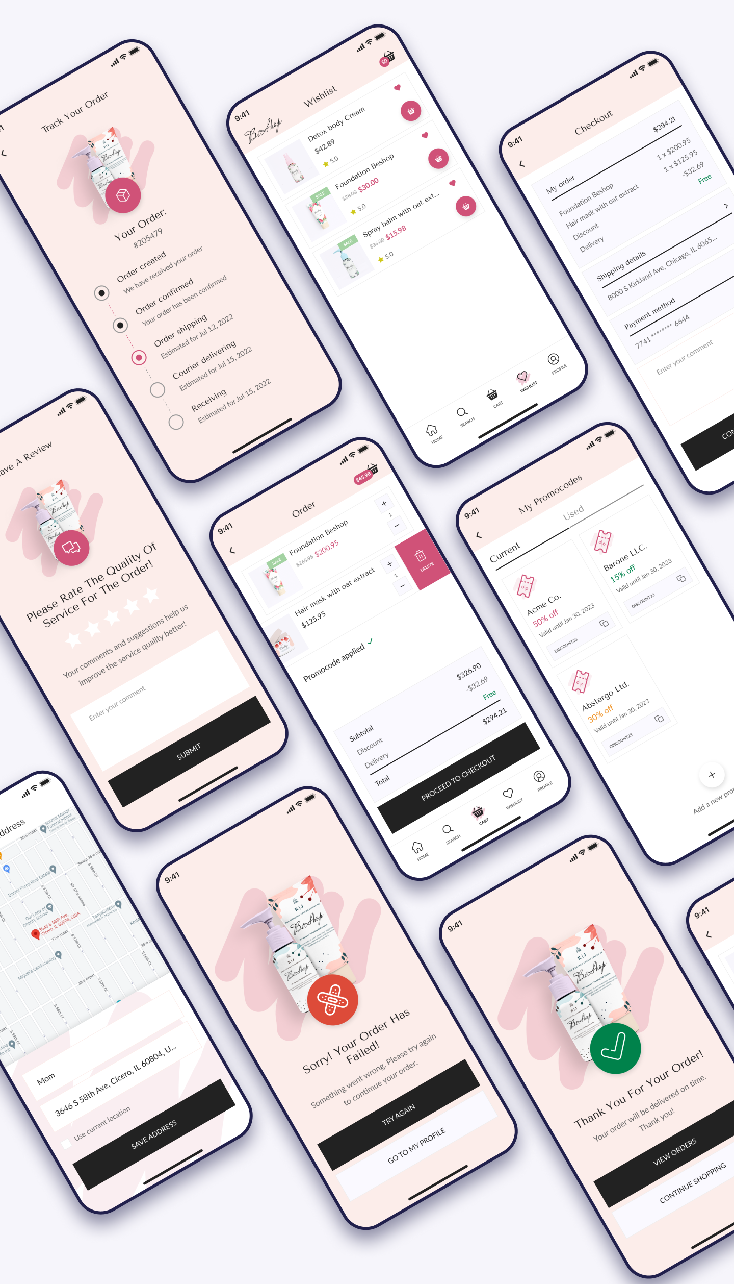 BeShop - Beauty Store App Figma UI Template by George_Fx | ThemeForest