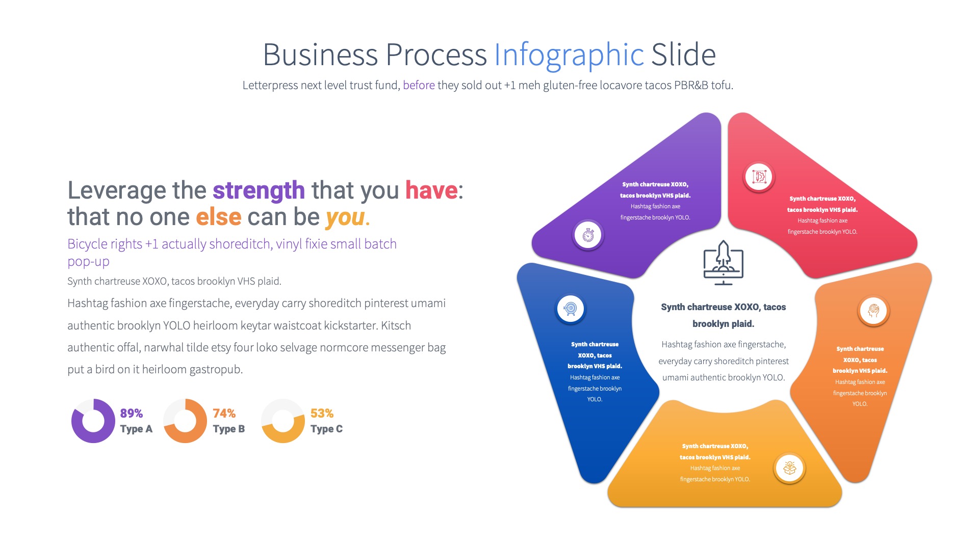 Business Process - Keynote Infographics Slides, Presentation Templates