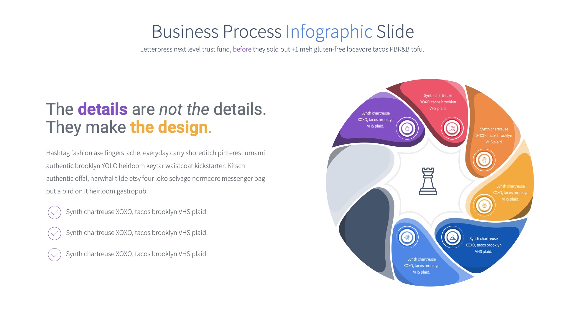 Business Process - Keynote Infographics Slides, Presentation Templates