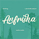Anfrisha Script Font, Fonts | GraphicRiver