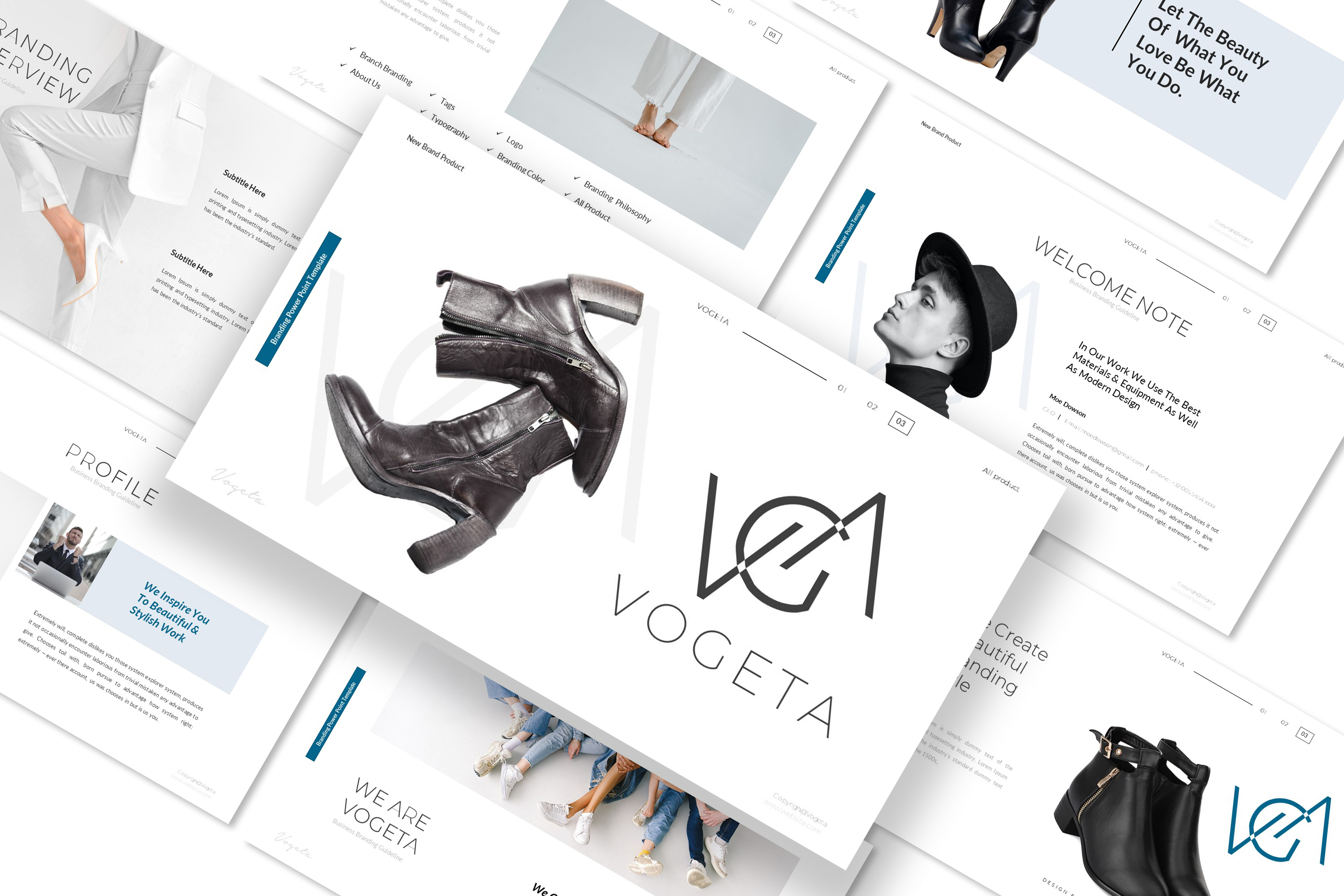 Vogeta Branding Guidline Keynote Template, Presentation Templates ...