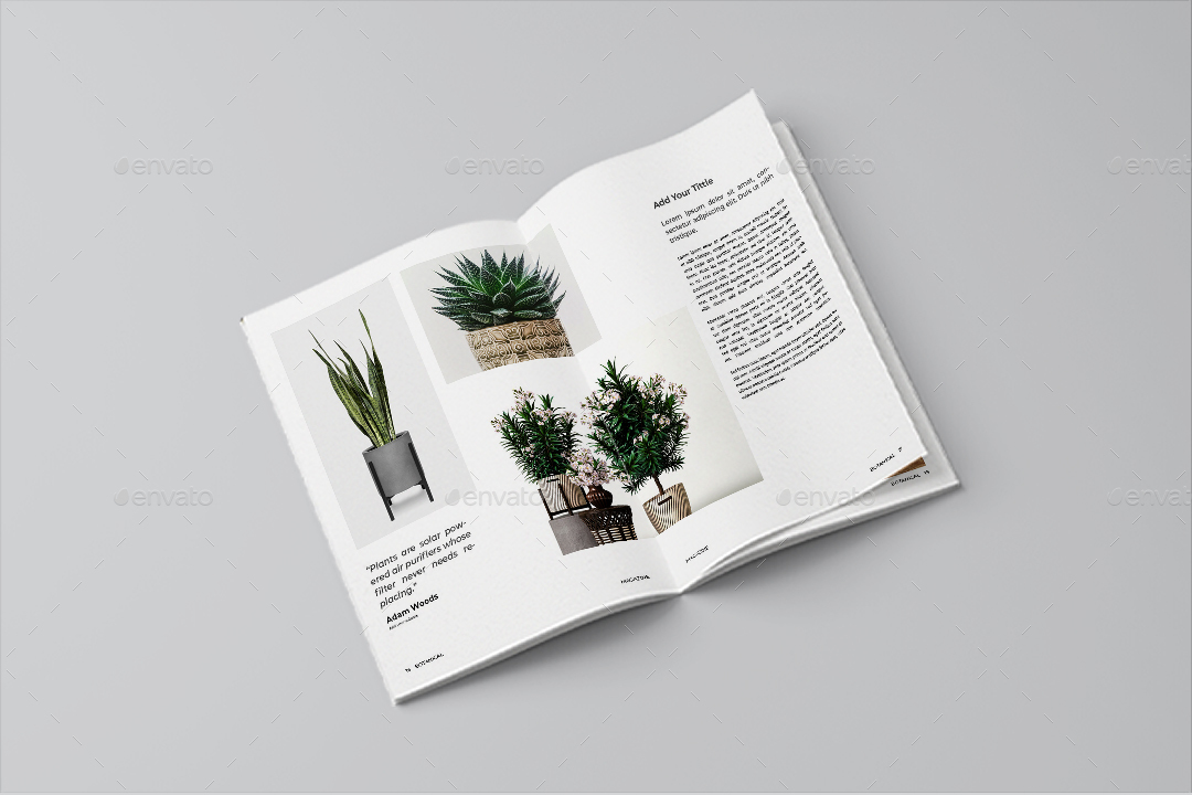 Botanical Magazine, Print Templates | GraphicRiver