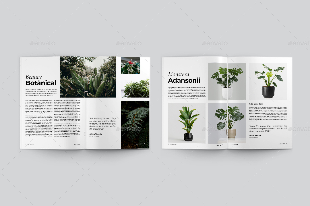 Botanical Magazine, Print Templates | GraphicRiver