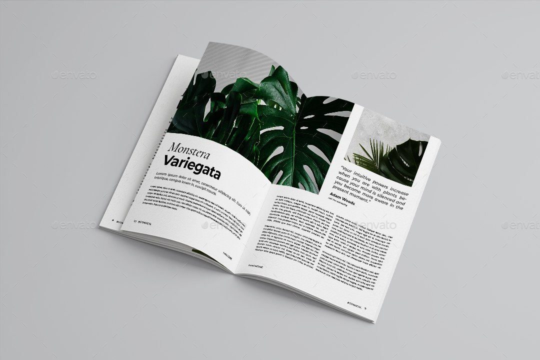Botanical Magazine, Print Templates | GraphicRiver