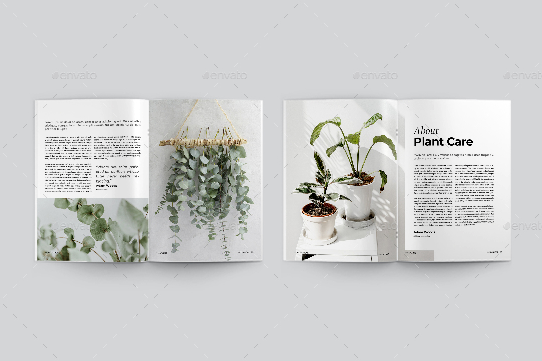Botanical Magazine, Print Templates | GraphicRiver