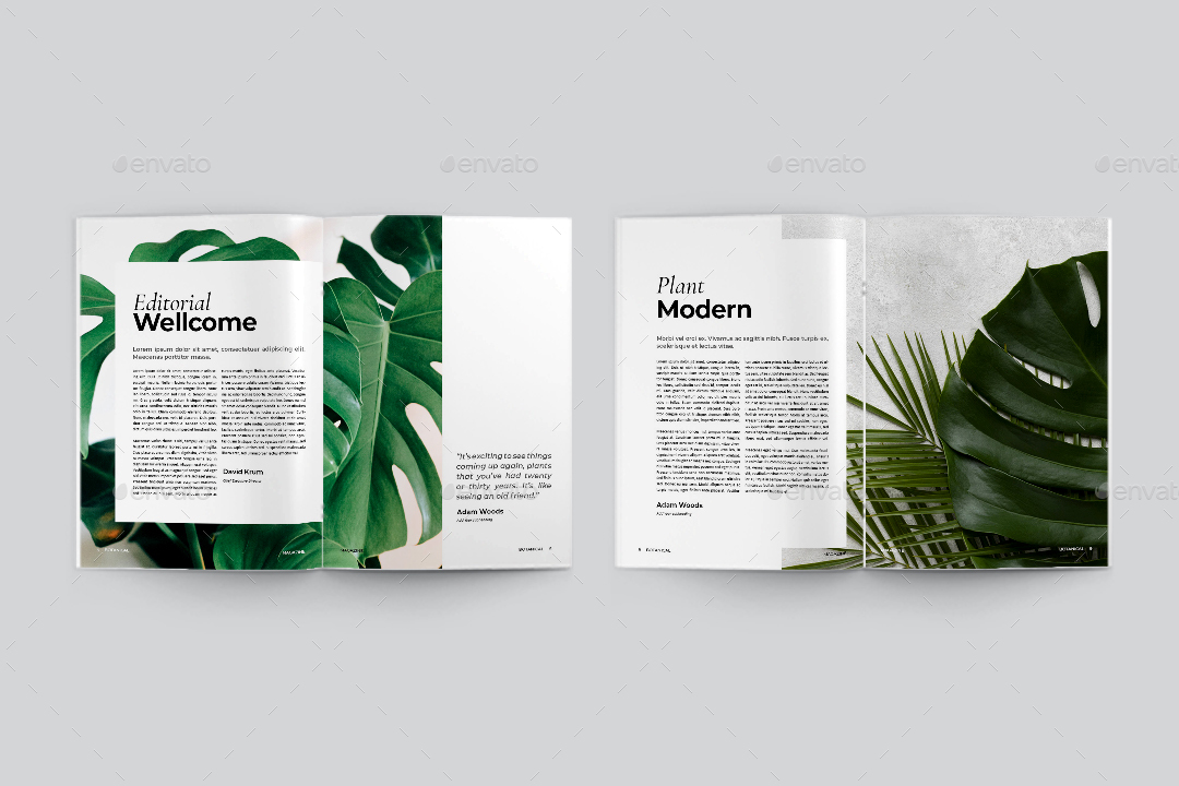 Botanical Magazine, Print Templates | GraphicRiver