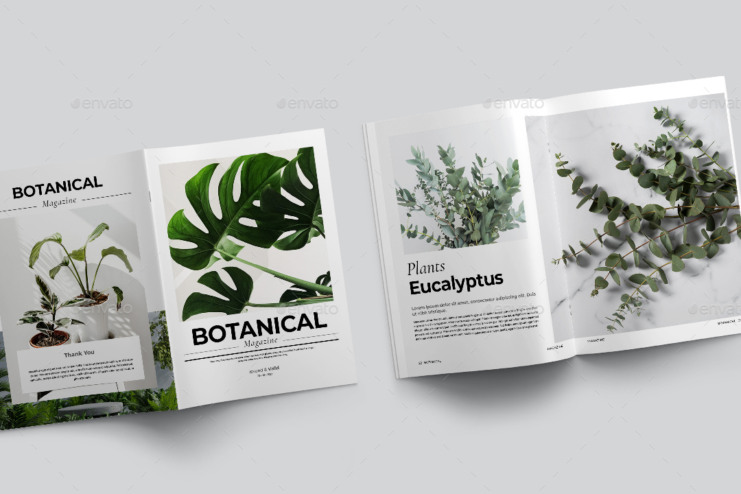 Botanical Magazine, Print Templates | GraphicRiver