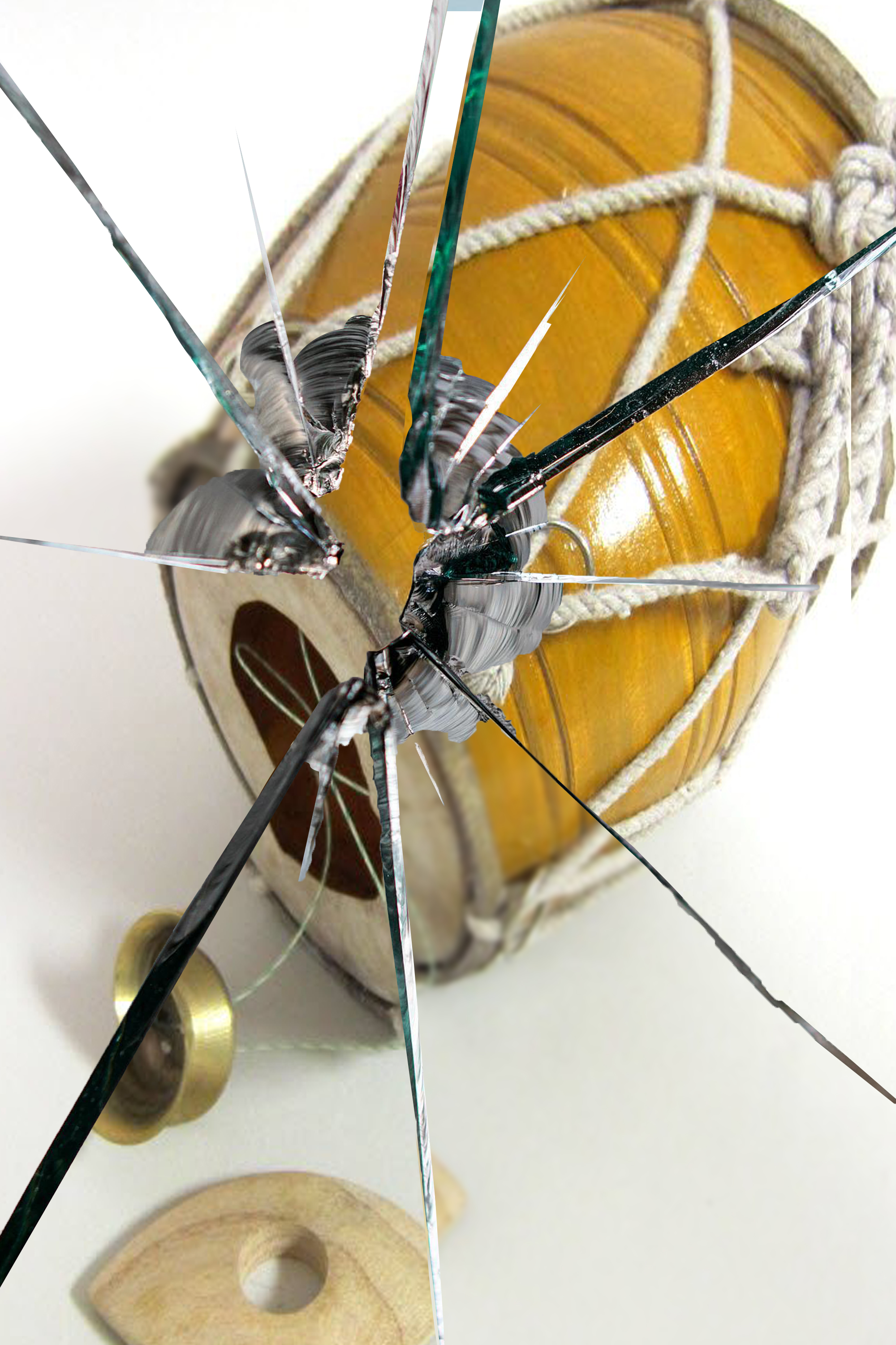 Portrait Broken Glass / Broken Mirror Photo Effect, Add-ons | GraphicRiver