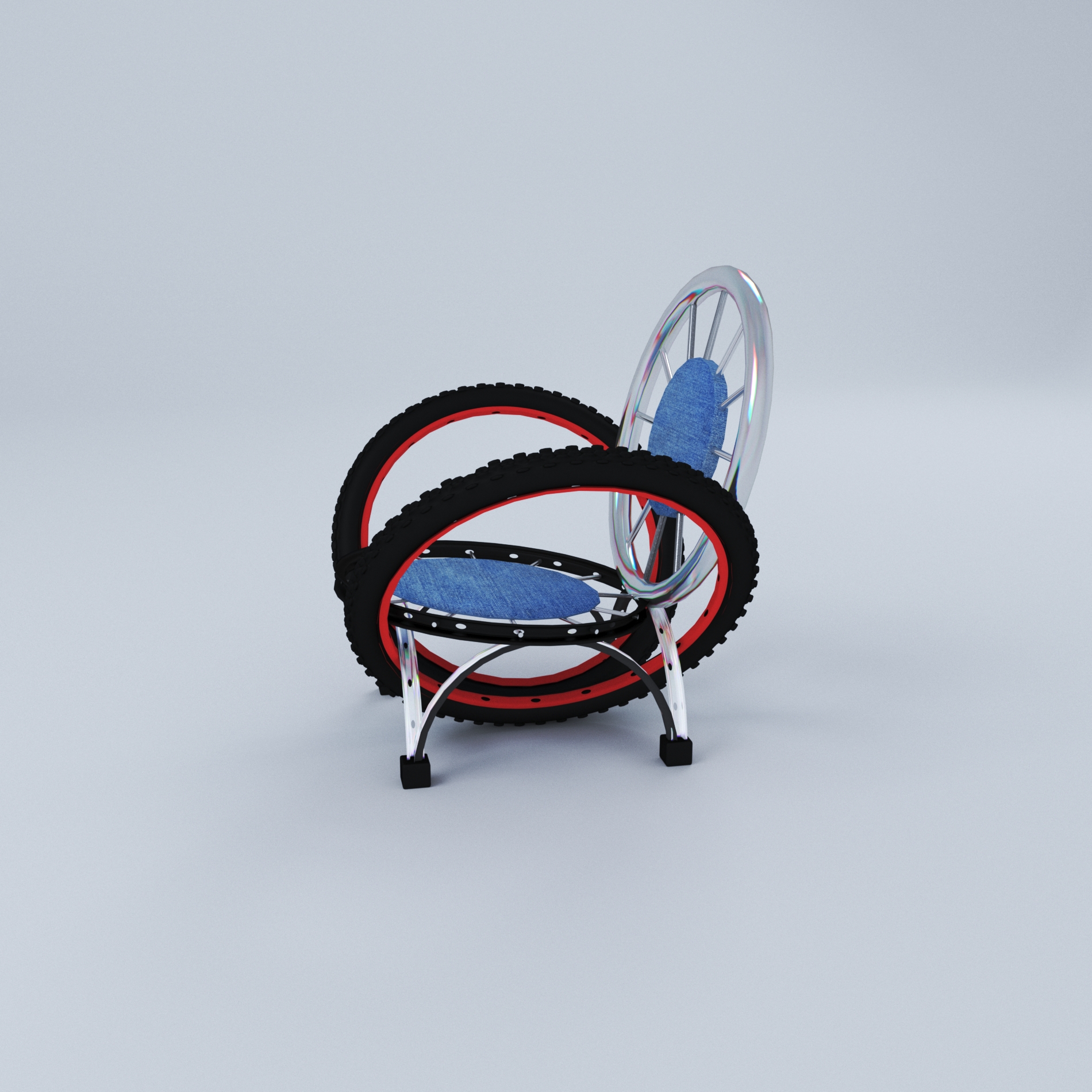 Low Poly 3d Tyre Chair by meetanshi | 3DOcean