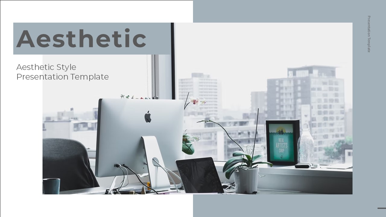 Aesthetic - PowerPoint Presentation Template, Presentation Templates