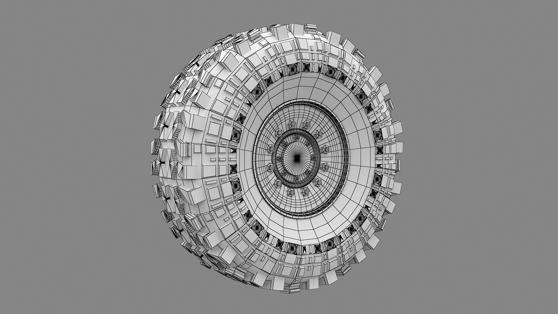 Military vehicle Tyre by Polygon3d | 3DOcean