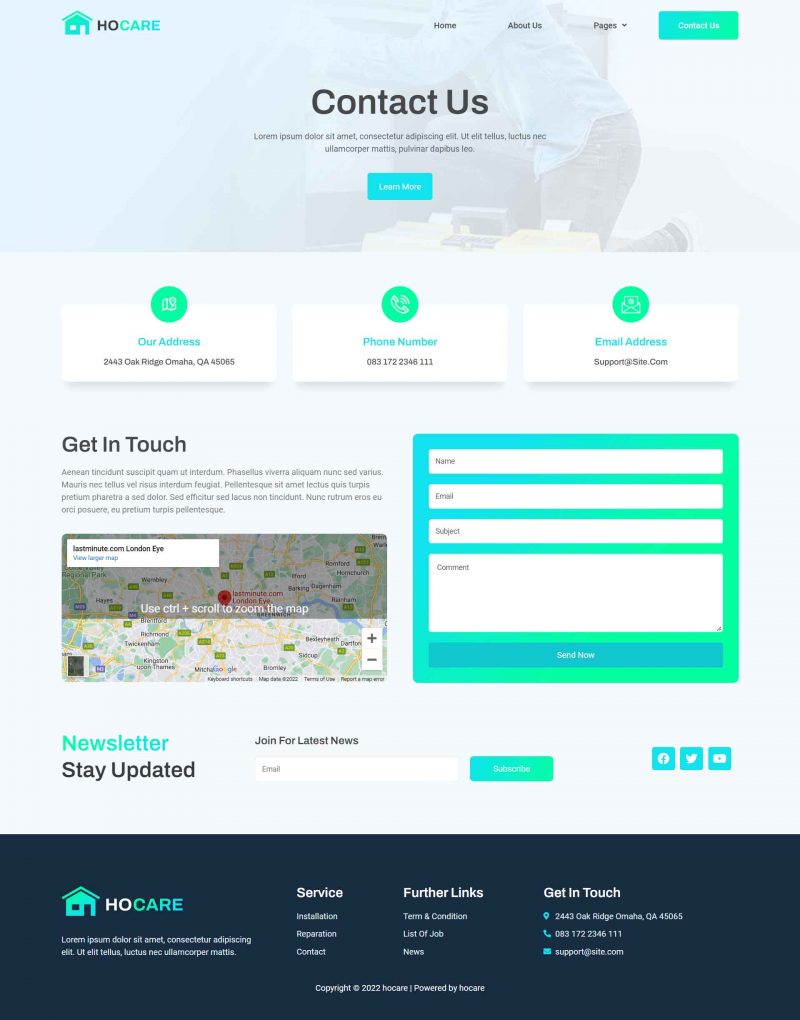 Hocare - Home Service Elementor Template Kit by Kitpro | ThemeForest