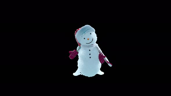 52 Snowman Dancing 4K, Motion Graphics | VideoHive