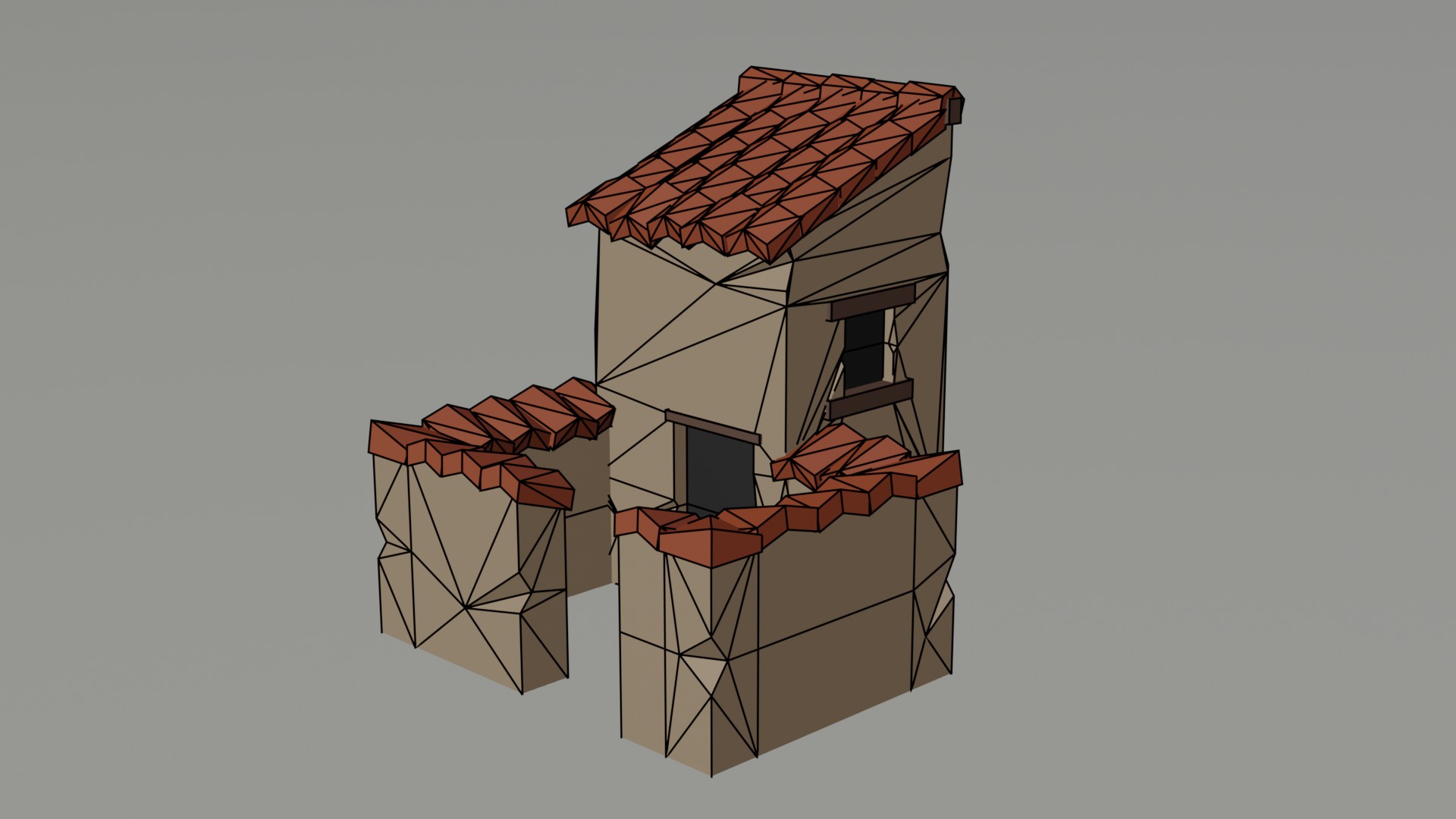 Cartoon ancient rome buildings kit by Tykryk | 3DOcean