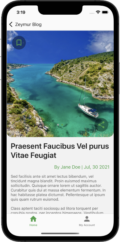 Blog App Ui Template For Maui And Xamarin Forms By Zeymur Codecanyon