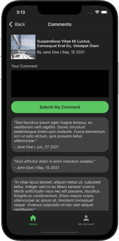 Blog App Ui Template For Maui And Xamarin Forms By Zeymur Codecanyon