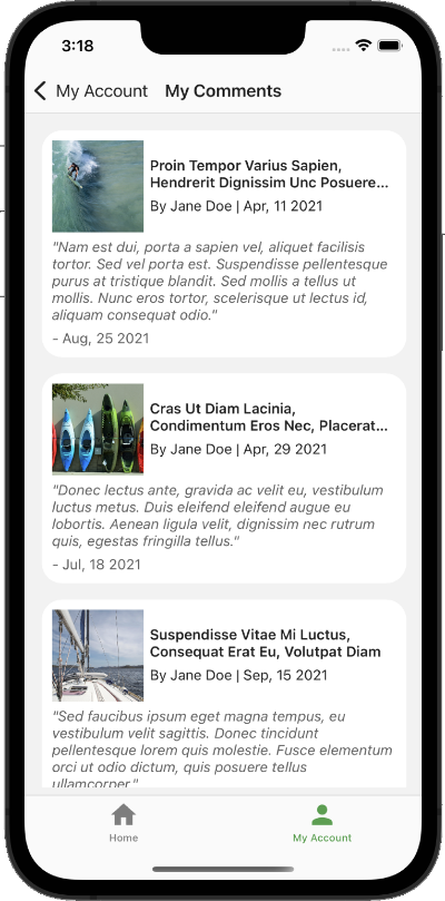Blog App Ui Template For Maui And Xamarin Forms By Zeymur Codecanyon