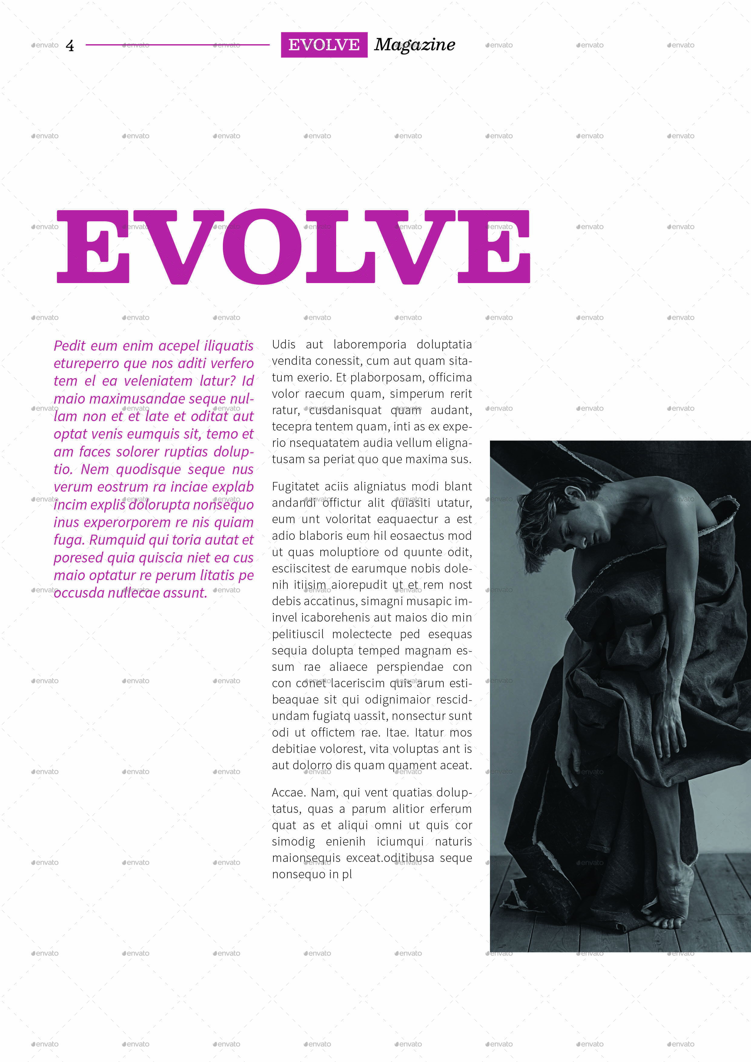 Evolve Magazine, Print Templates | GraphicRiver