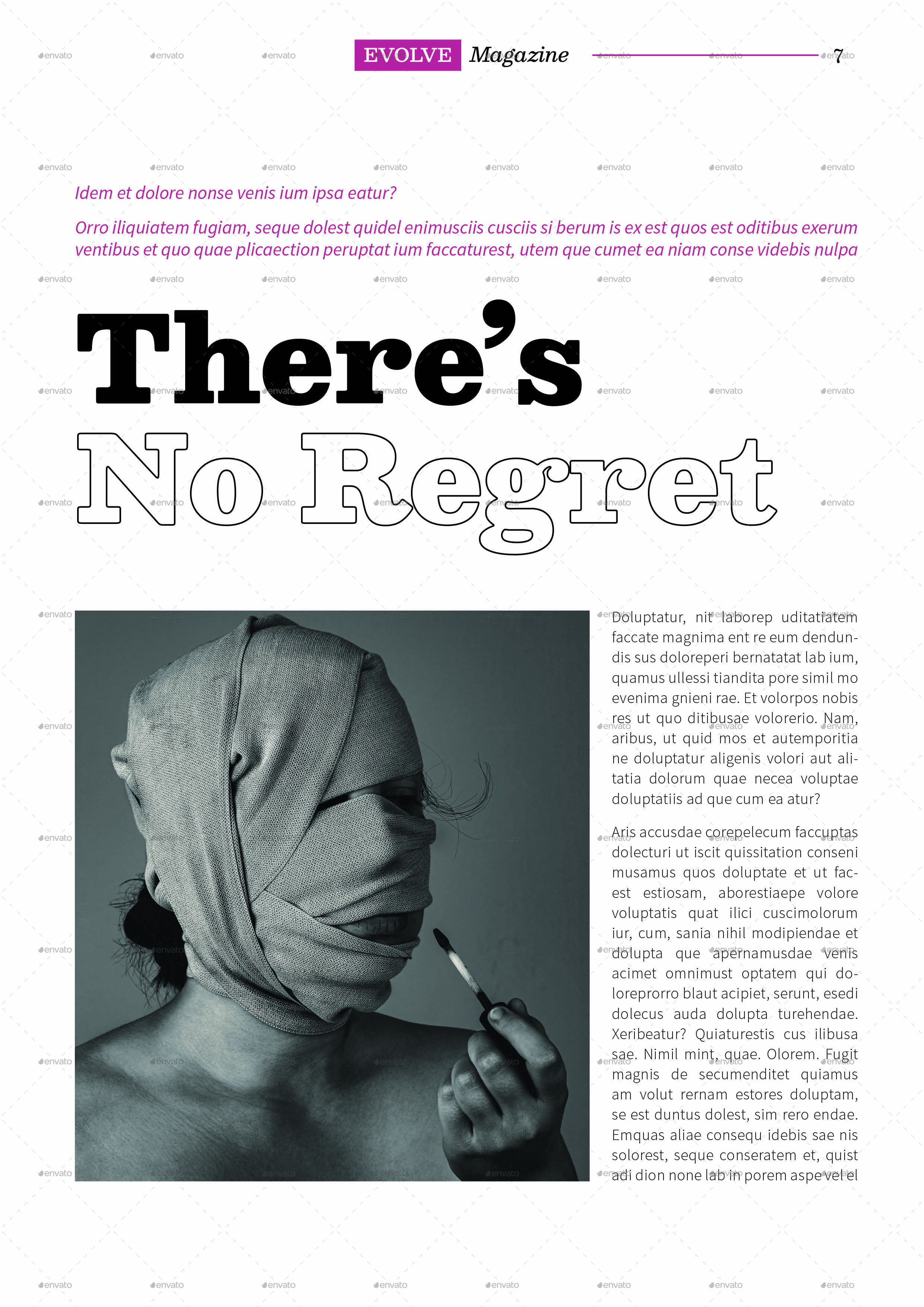 Evolve Magazine, Print Templates | GraphicRiver