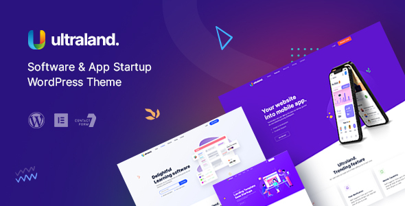 Ultraland - Software & App Startup WordPress Theme by ThemeTags ...