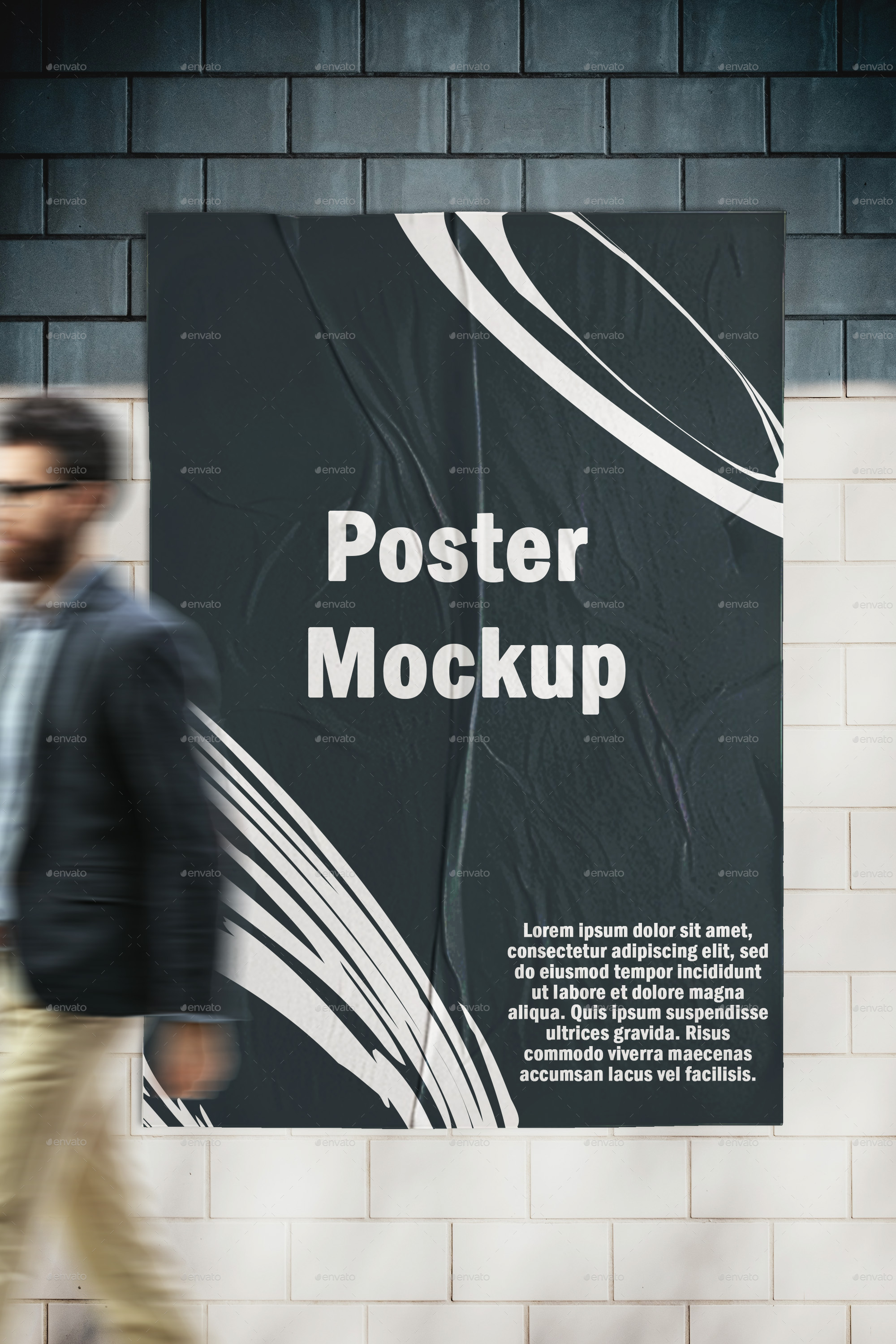 Realistic Poster Mockup, Graphics | GraphicRiver