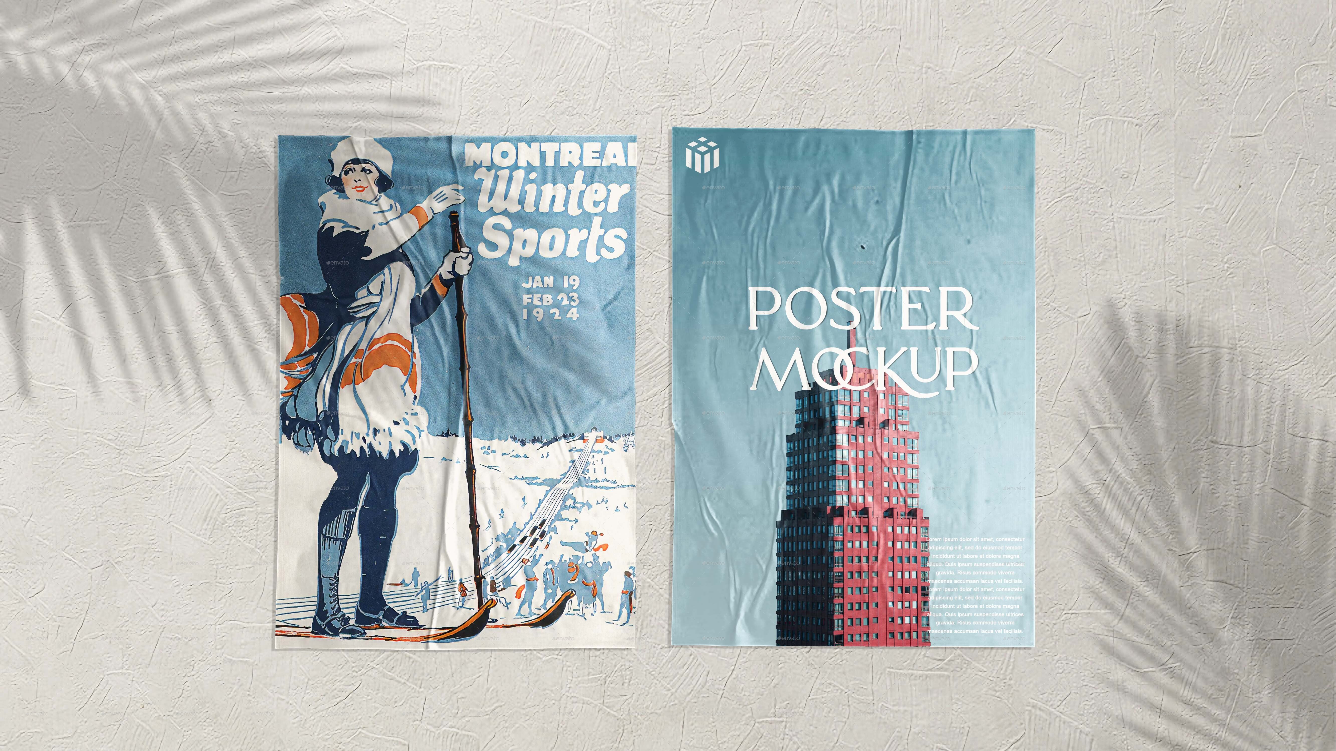 Realistic Poster Mockup, Graphics | GraphicRiver